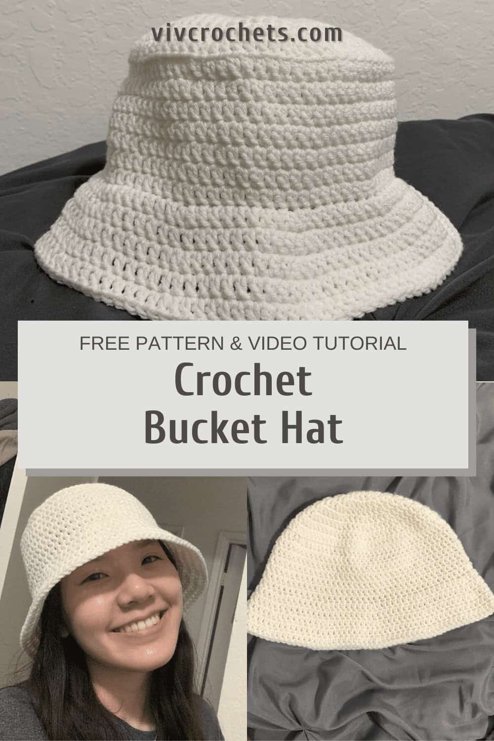 Quick & Easy Crochet Bucket Hat | Free Pattern & Tutorial
