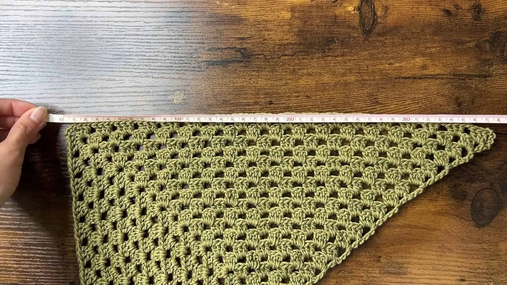 Crochet Granny Triangle Bandana | Free Pattern & Tutorial