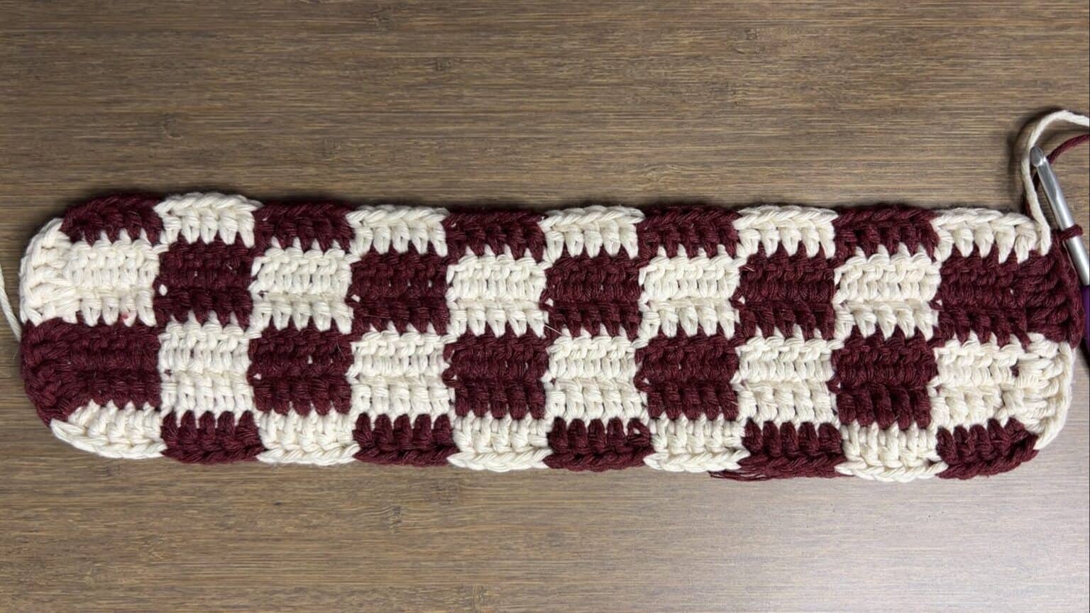 Crochet Checkered Tote Bag | Free Pattern & Video Tutorial
