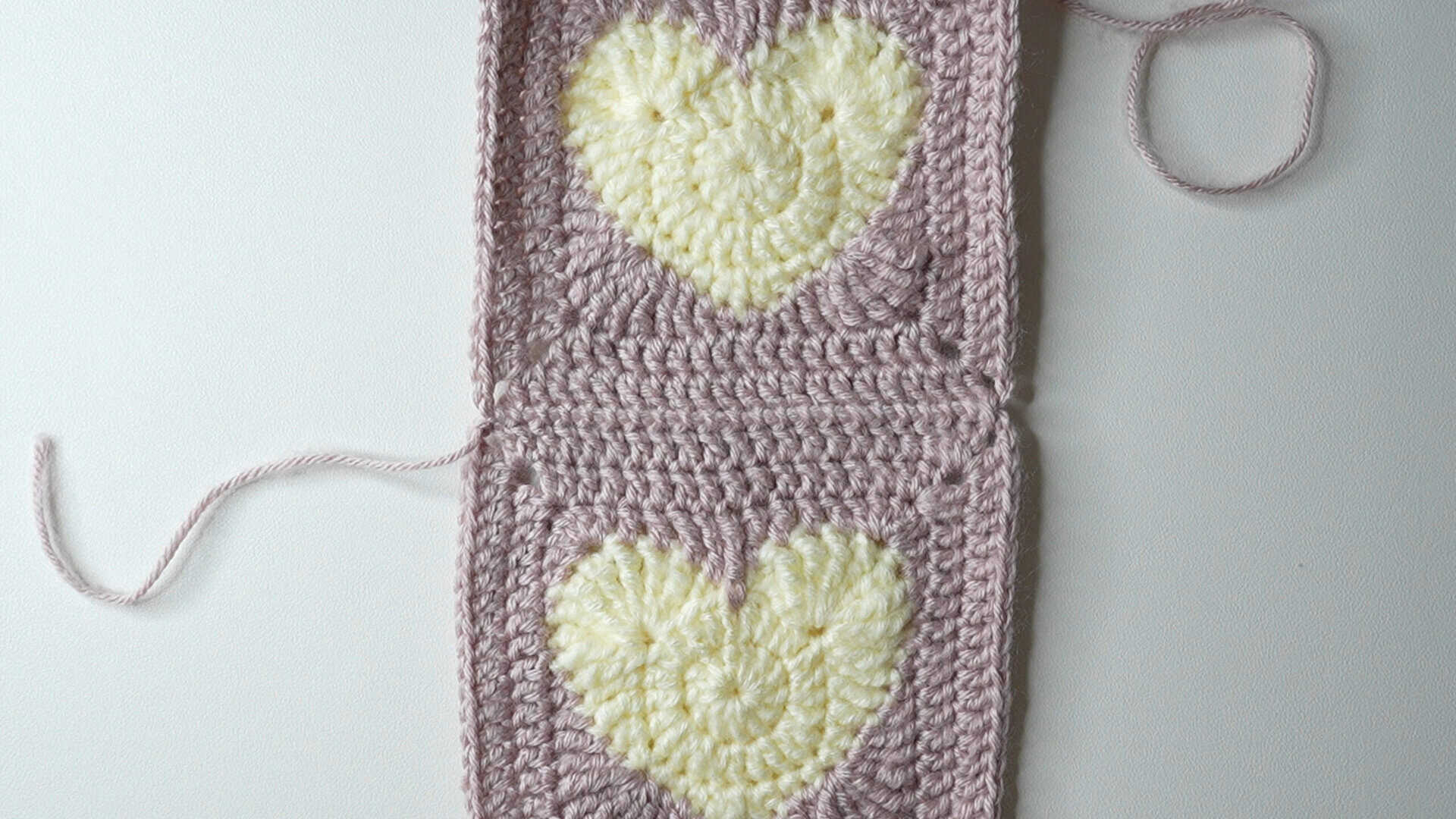 Crochet Heart Scarf | Free Pattern & Video Tutorial